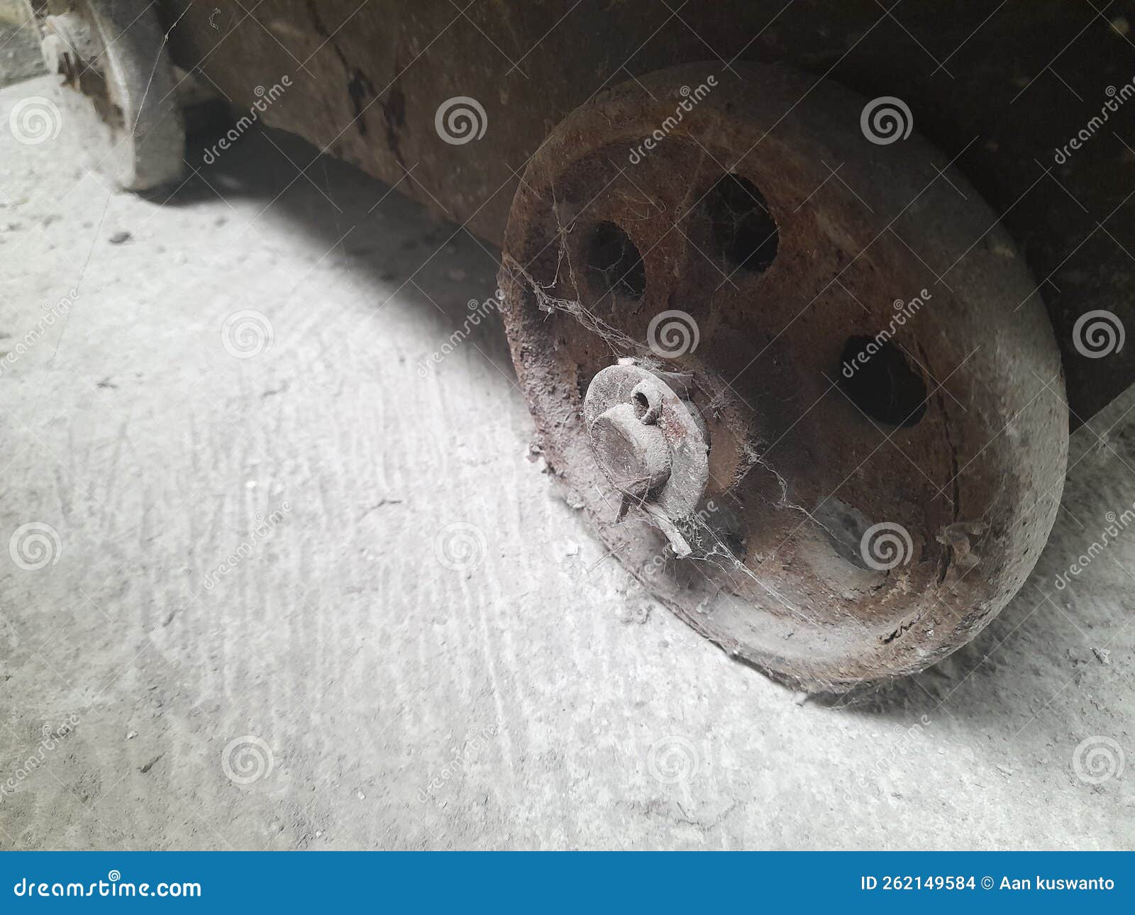 An Old Metal Wheel on a Welding Machine Stock Photo - Image of metal ...