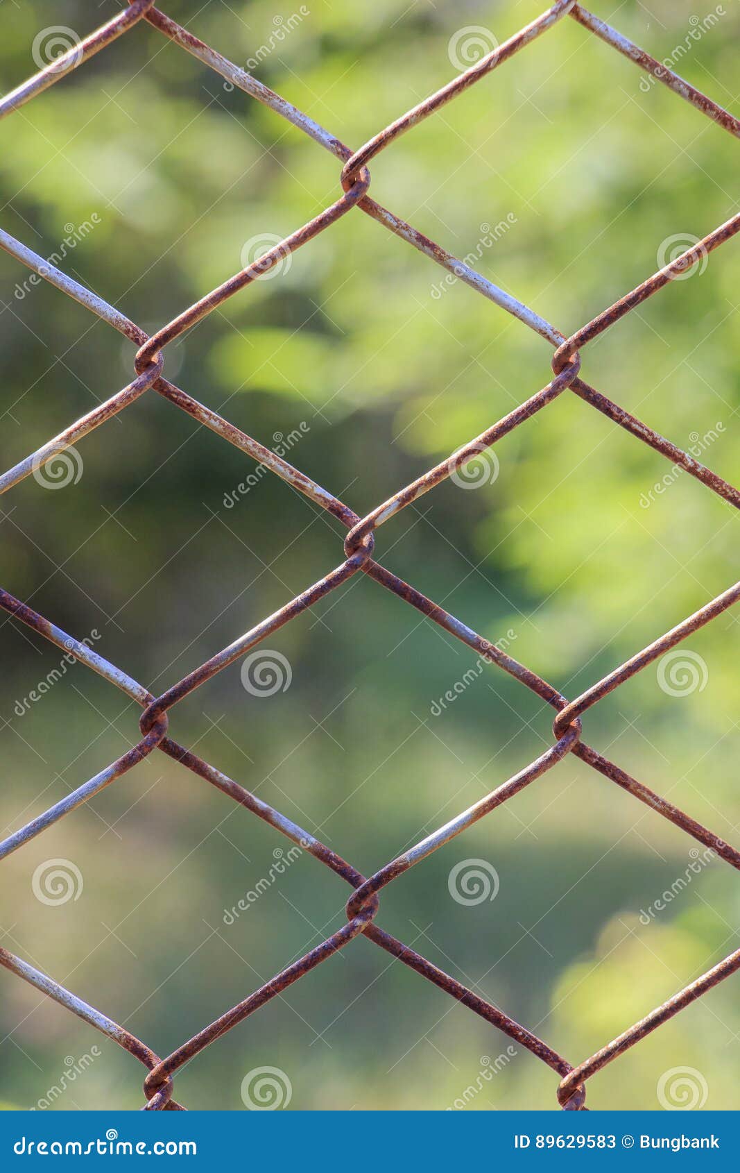 Old metal wire fence stock image. Image of fence, rust - 89629583