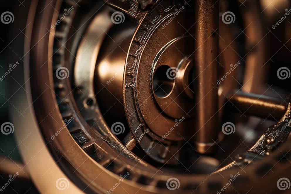 Old Metallic Contraption. Generative Ai Stock Illustration ...