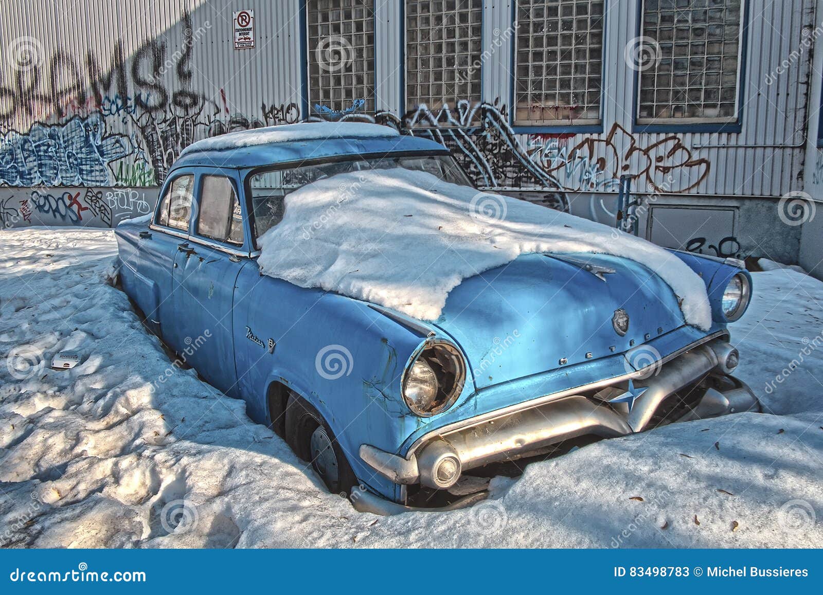 Old Meteor car editorial stock photo. Image of automobiles - 83498783