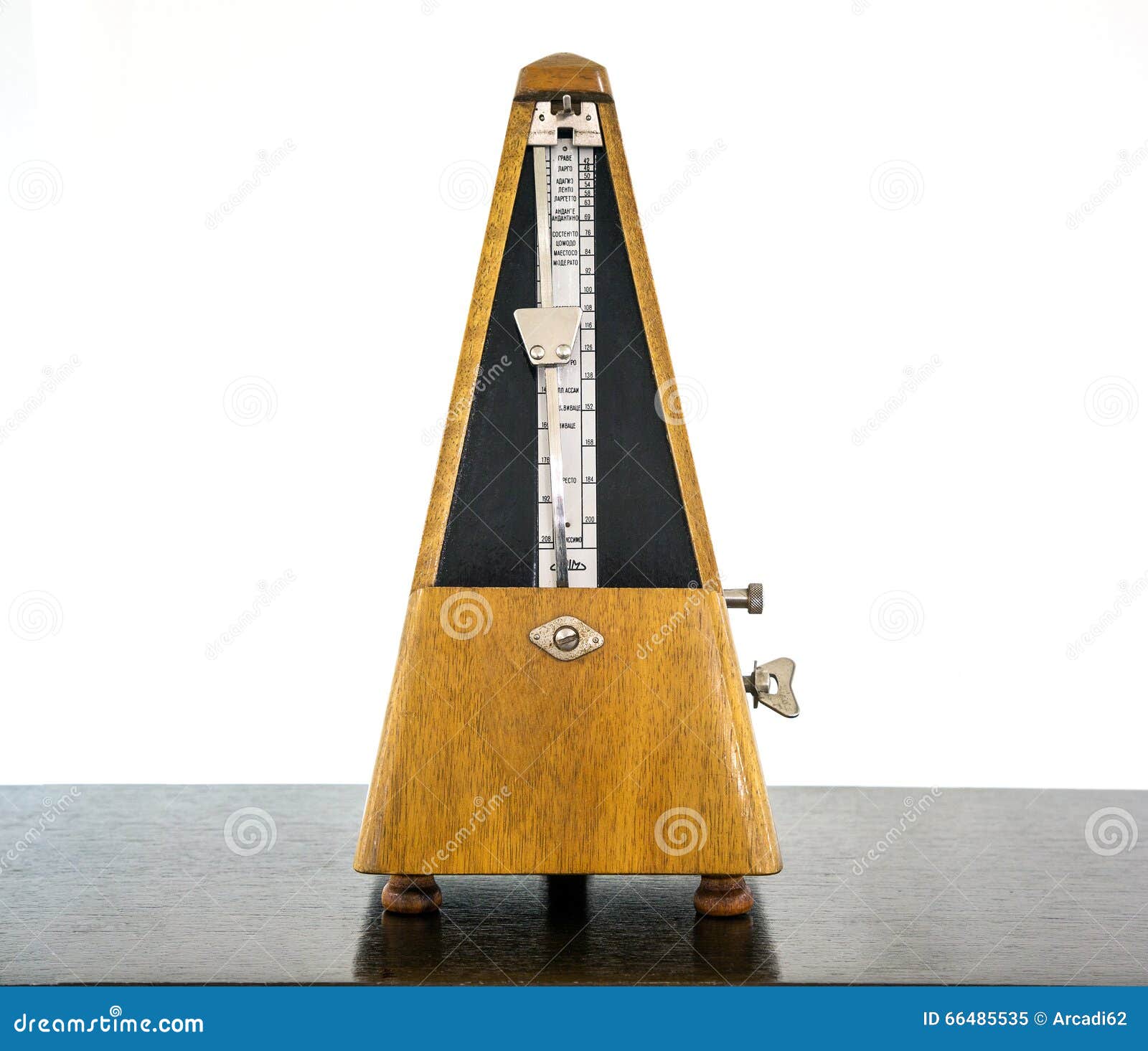 Old metronome, instrument stock image. Image of click - 66485535