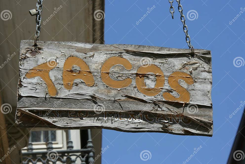Old mexican bar sign stock photo. Image of food, cues - 22113826