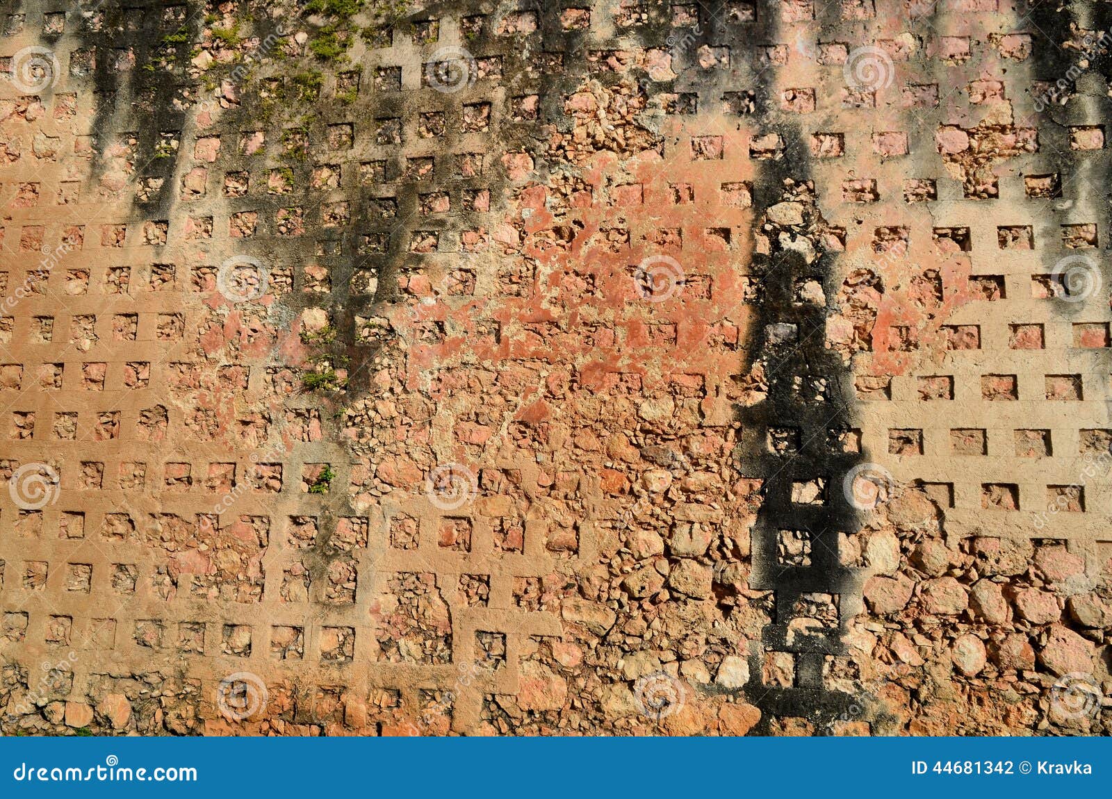 Old mexican wall stock photo. Image of backdrop, solid - 44681342