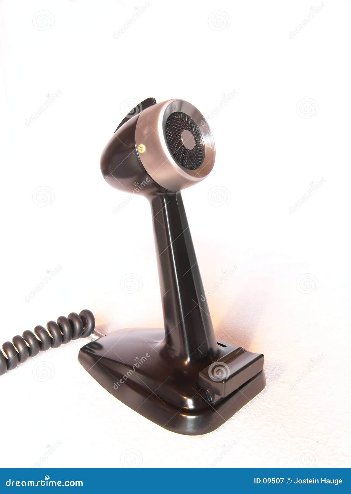 Old microphone stock image. Image of radio, communicating - 9507