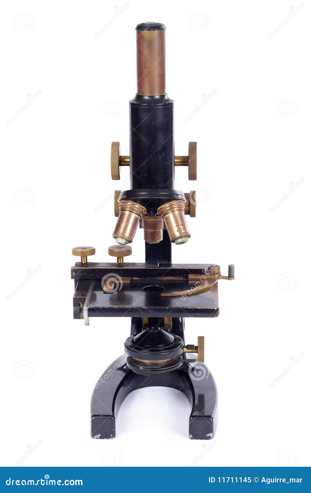 Old Microscope stock image. Image of magnify, cell, chemistry - 11711145