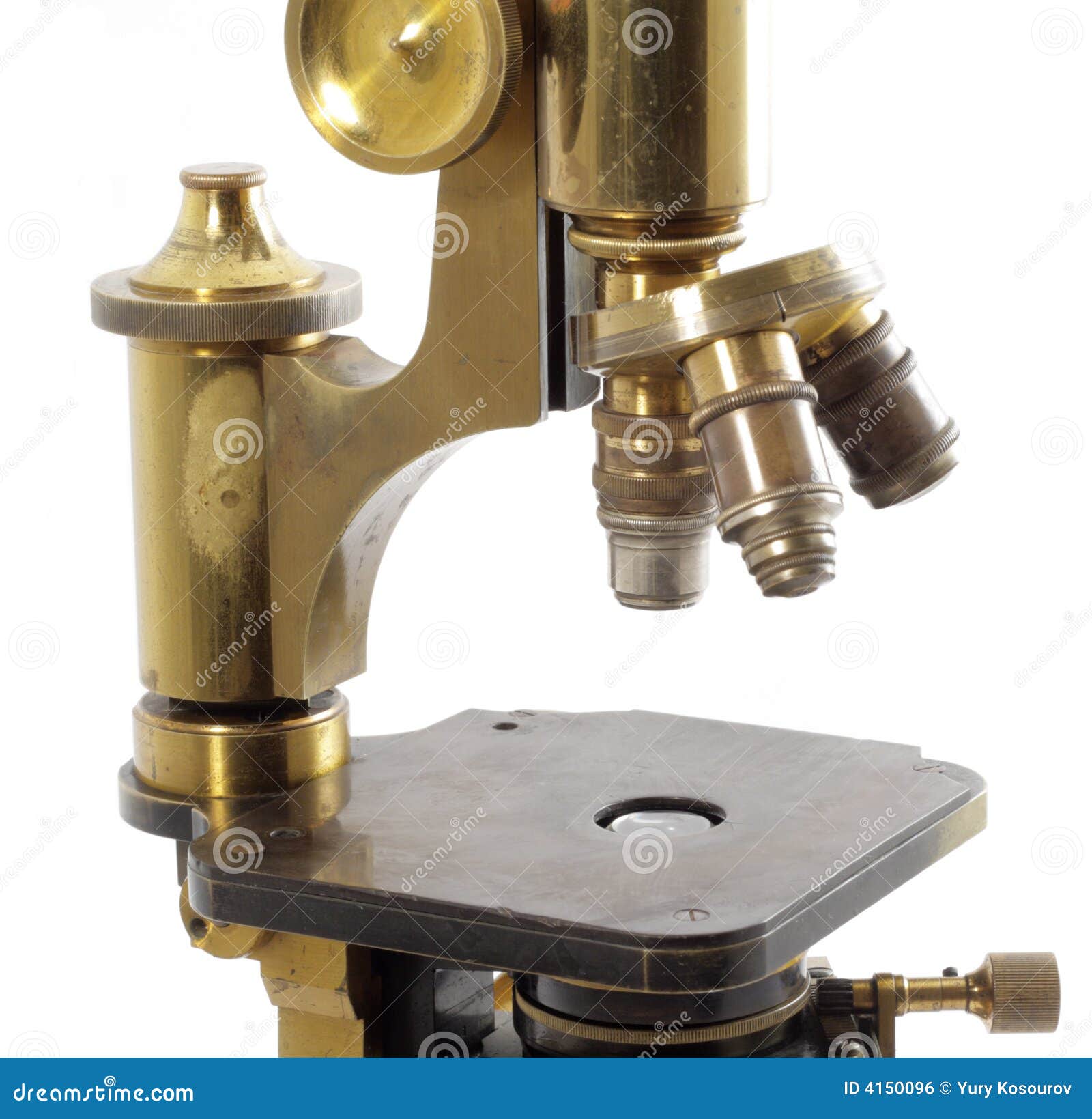 Old microscope stock photo. Image of equipment, scientific - 4150096