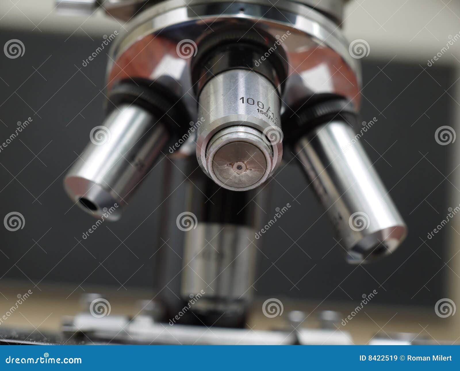 Old microscope stock image. Image of glass, biology, microbiology - 8422519