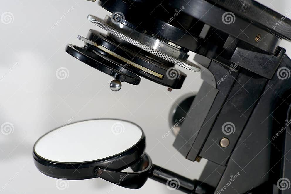 This is an Old Microscope in Good Condition and Working Stock Photo ...