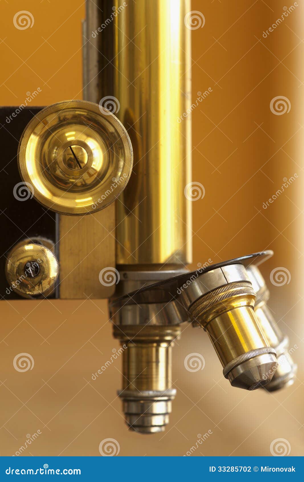 Old microscope lenses stock photo. Image of lens, eyepiece - 33285702
