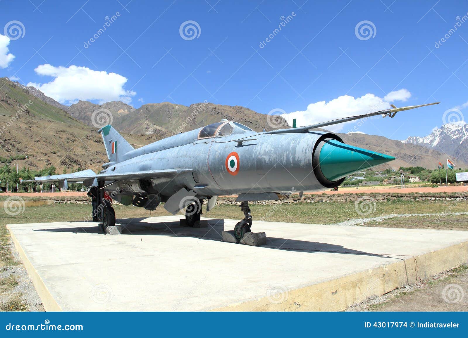 Old Fighter Plane On Display Outside The Perrin Air Force Base ...