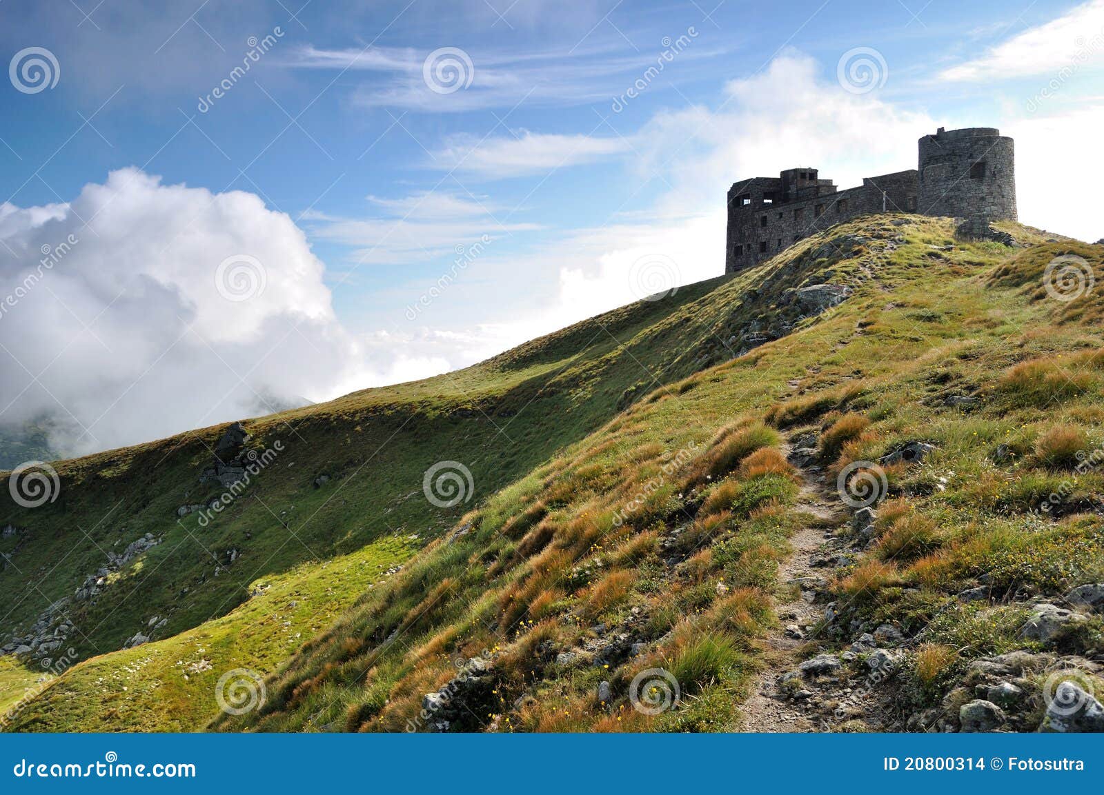 Old Military Base in Carpathian Mountains Stock Photo - Image of ...