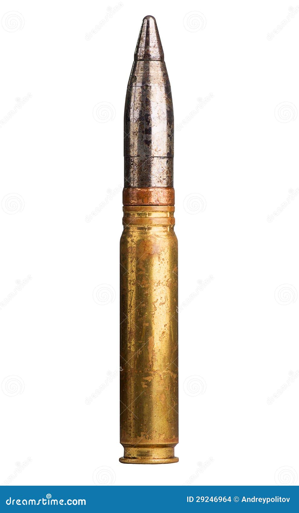 Old military bullet stock photo. Image of metal, weapont - 29246964