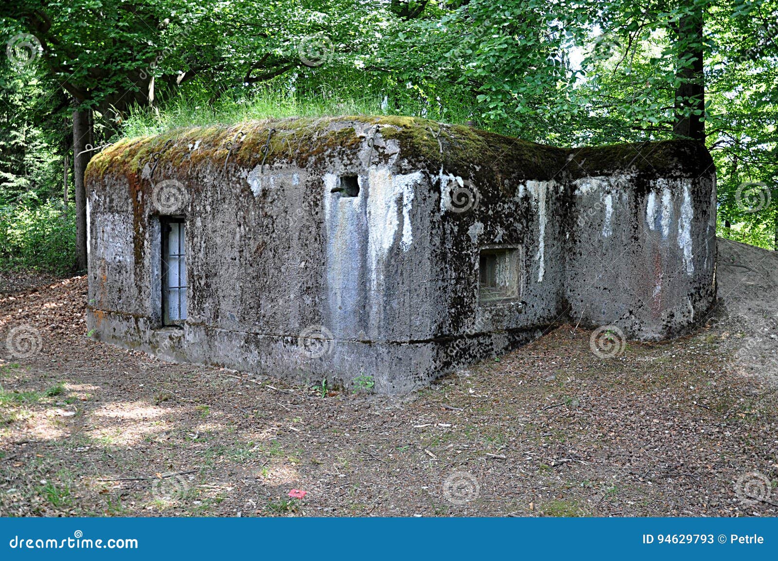 Old military bunker stock image. Image of architecture - 94629793