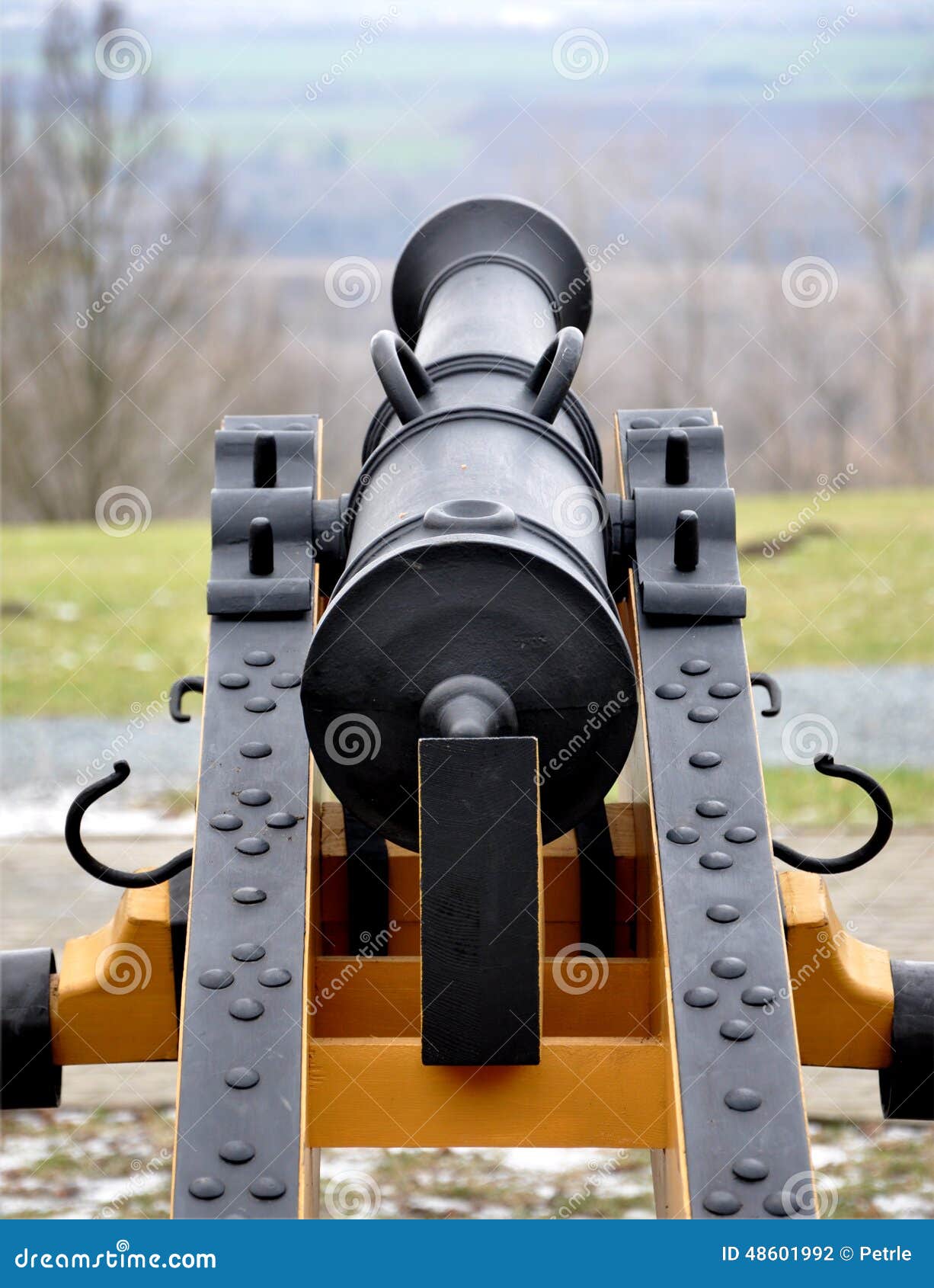 Old military cannon stock photo. Image of iron, heritage - 48601992