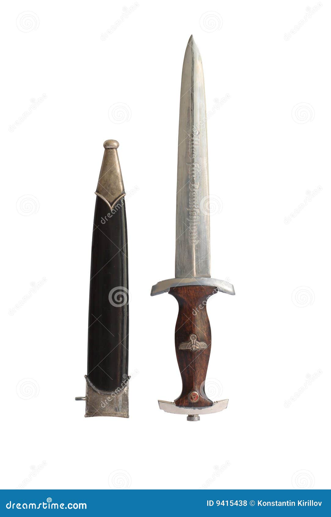 Old Military Dagger stock photo. Image of gothic, scabbard - 9415438