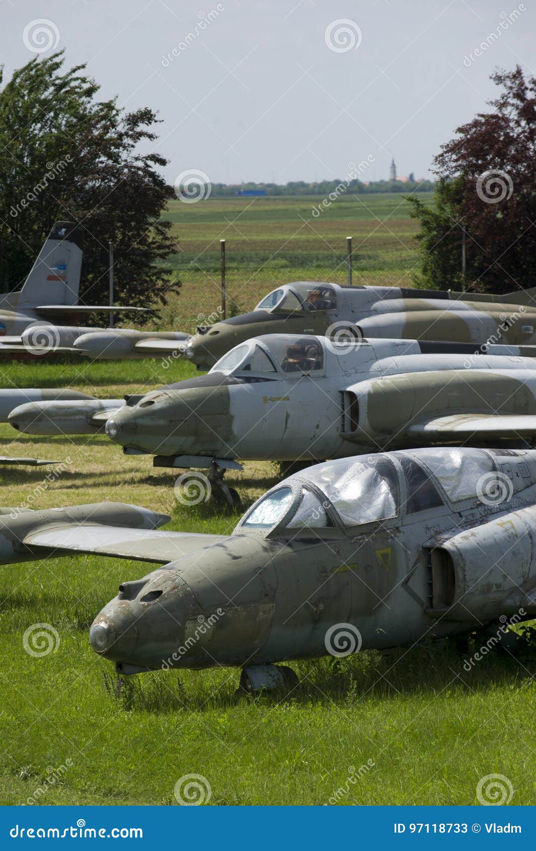 Old military fighter jets stock image. Image of flying - 97118733