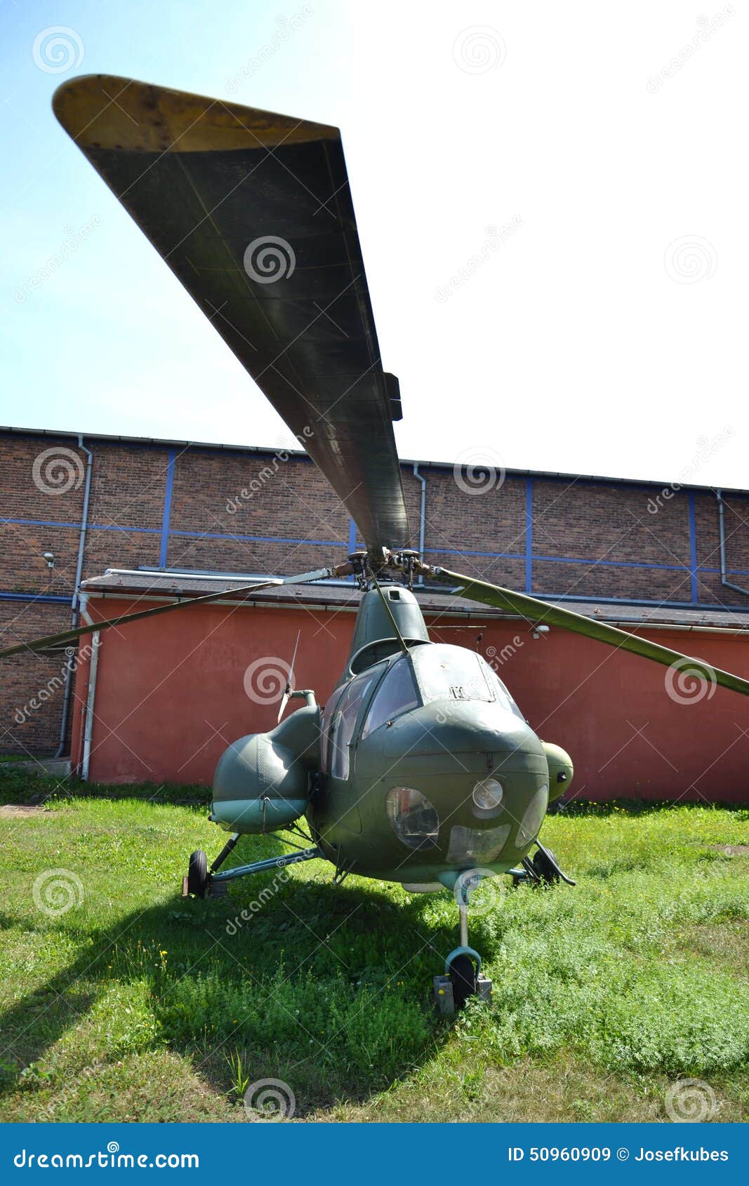 Old military helicopter stock image. Image of nation - 50960909