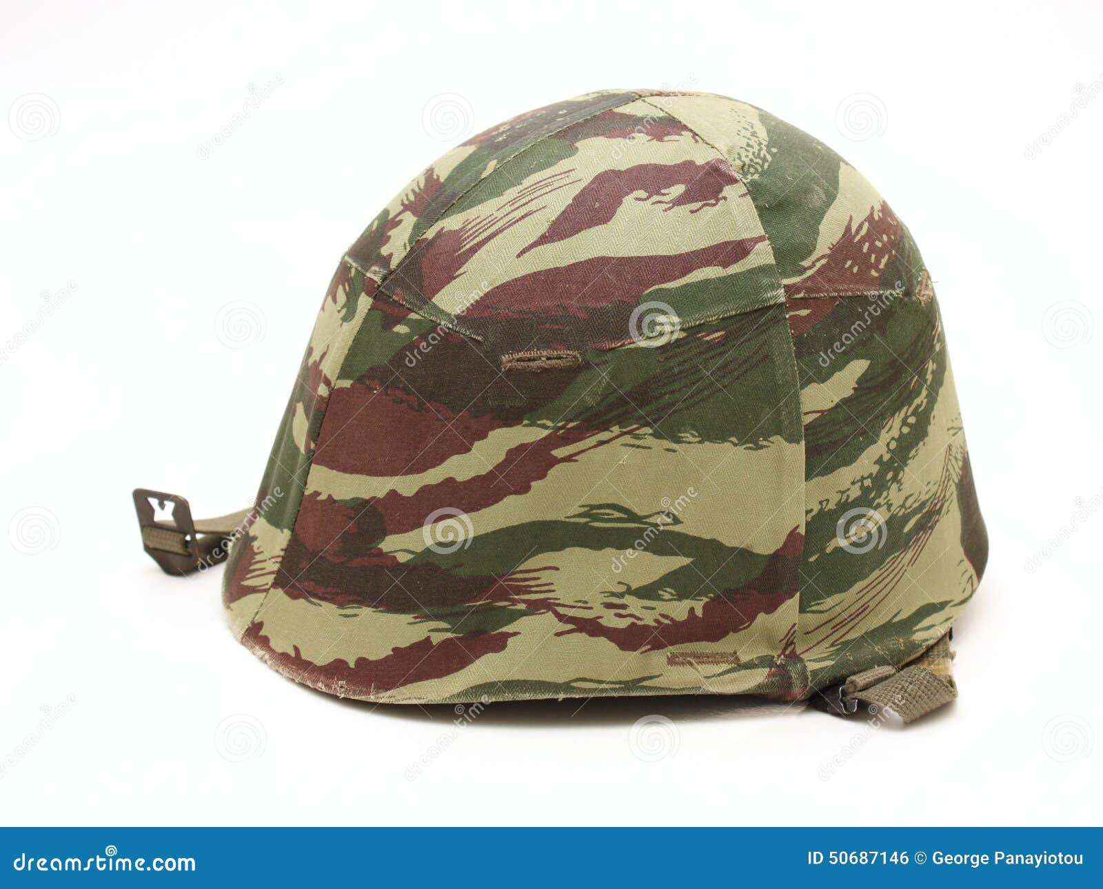 Old Military Helmet, Side View. Stock Photo - Image of protection ...