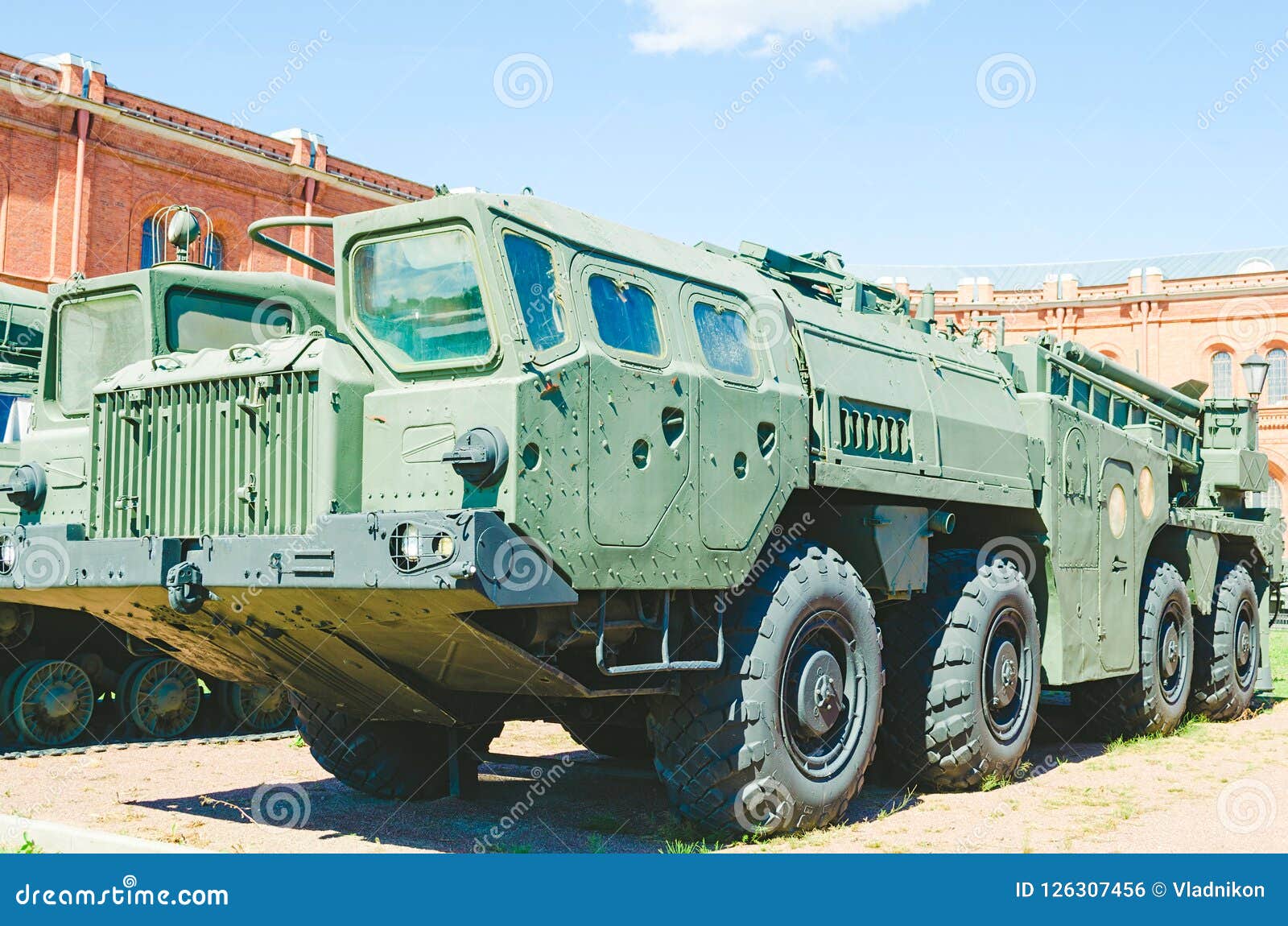Old Military Mobile Rocket Launcher Stock Photo - Image of military ...