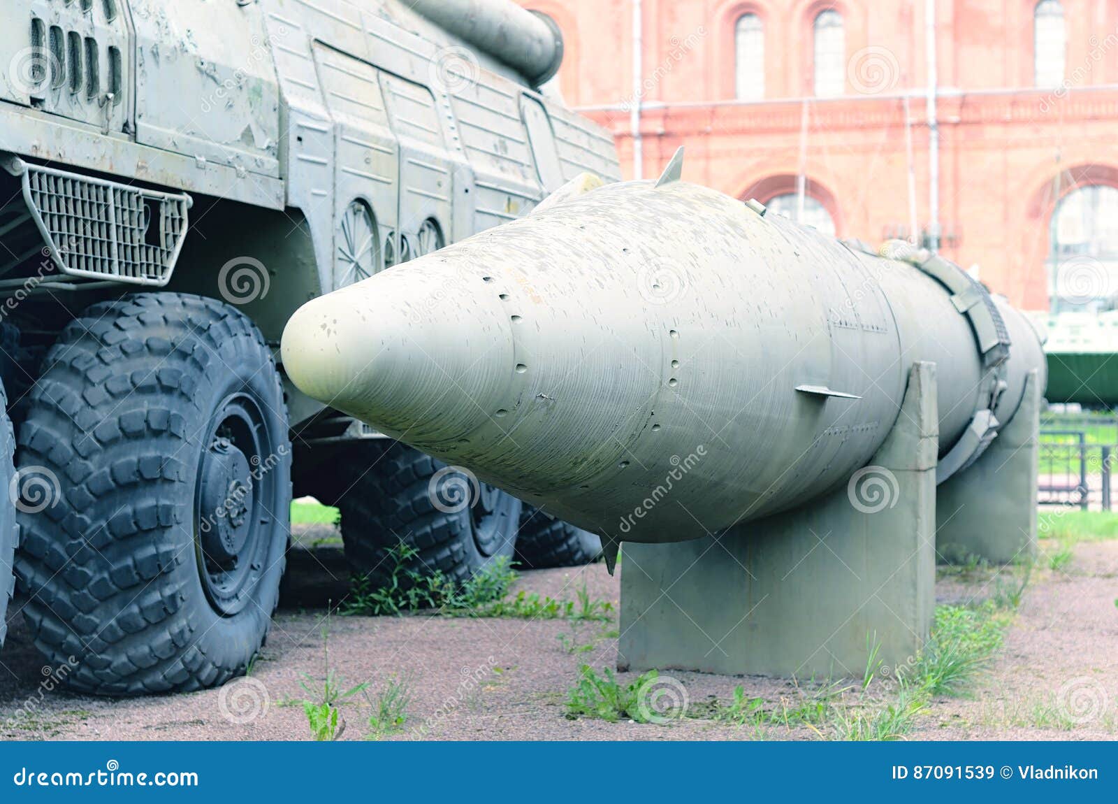 Old Military Mobile Rocket Launcher. Stock Image - Image of battlefield ...