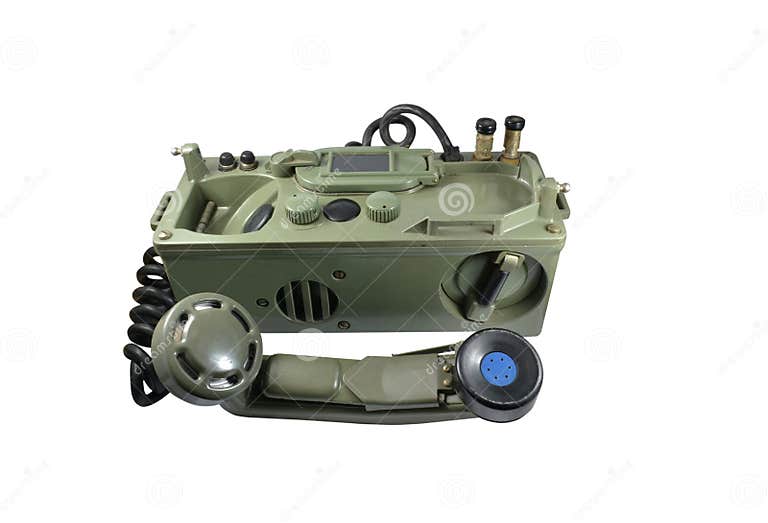 Old military phone stock image. Image of battle, communications - 29129999