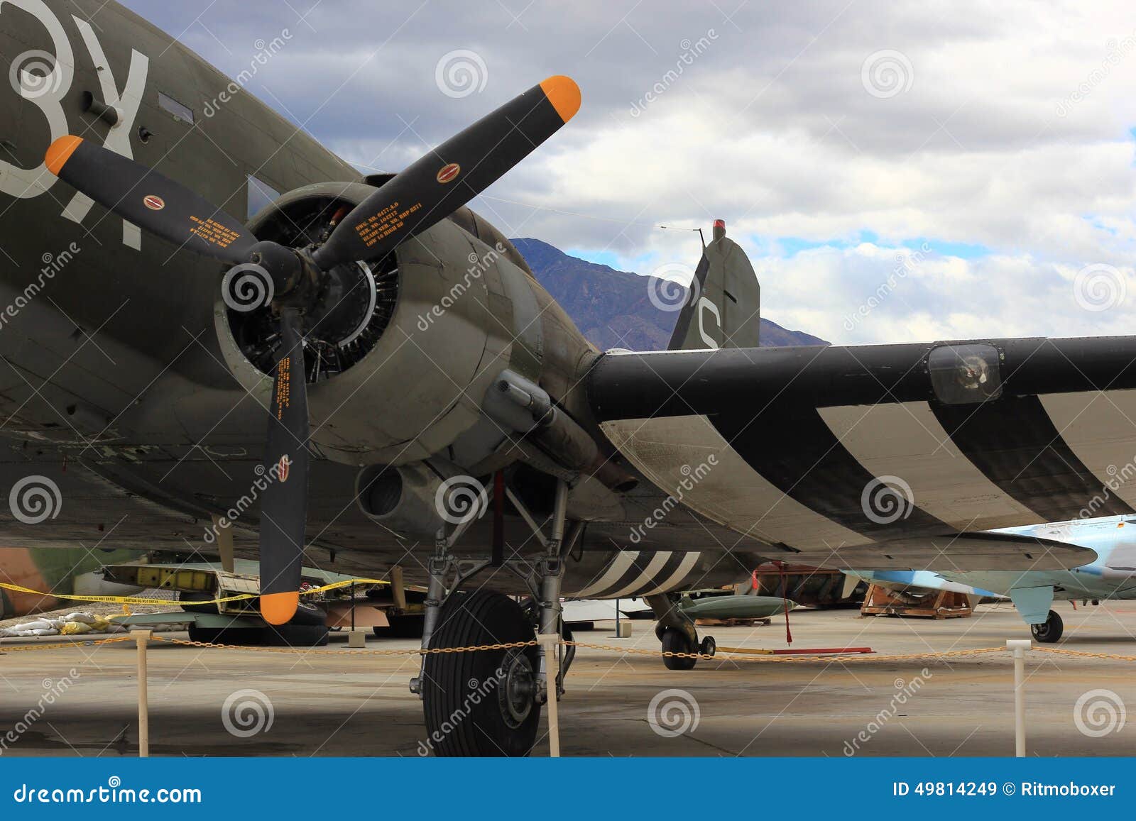 Old Military plane wing editorial stock image. Image of front - 49814249