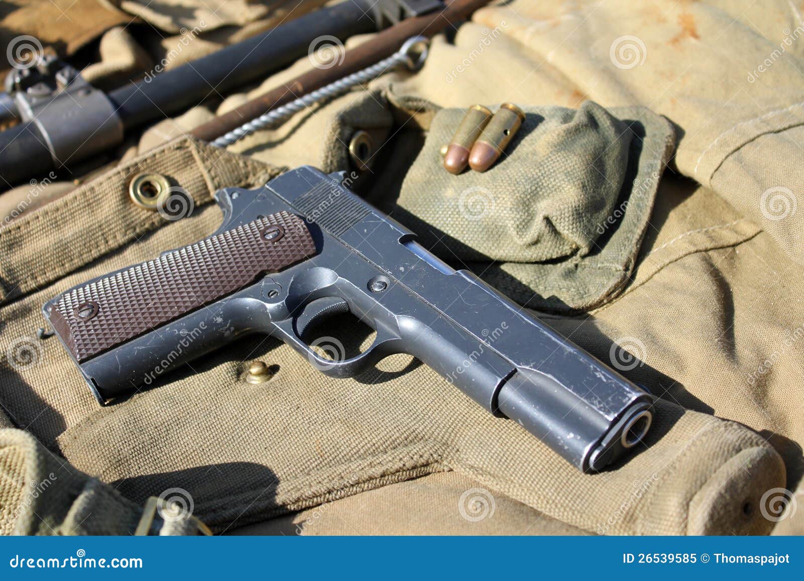 Old Military Weapon Royalty Free Stock Photo - Image: 26539585