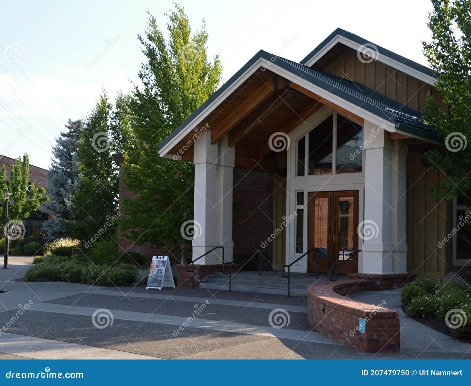 Old Mill District in Summer in the City of Bend, Oregon Editorial Image ...