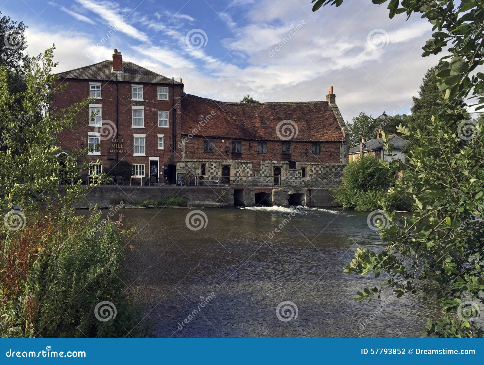 The Old Mill Harnham Salisbury Editorial Photography - Image of mill ...