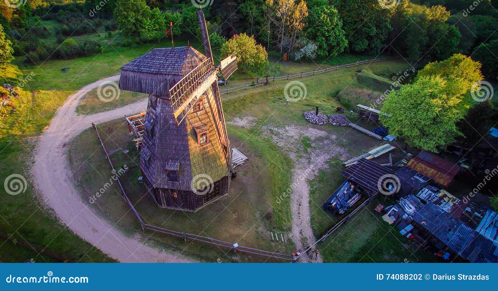 Old mill, Lithuania stock photo. Image of ruins, plants - 74088202