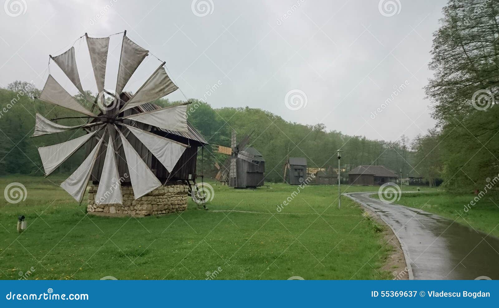 Old mills stock image. Image of field, traditional, antique - 55369637