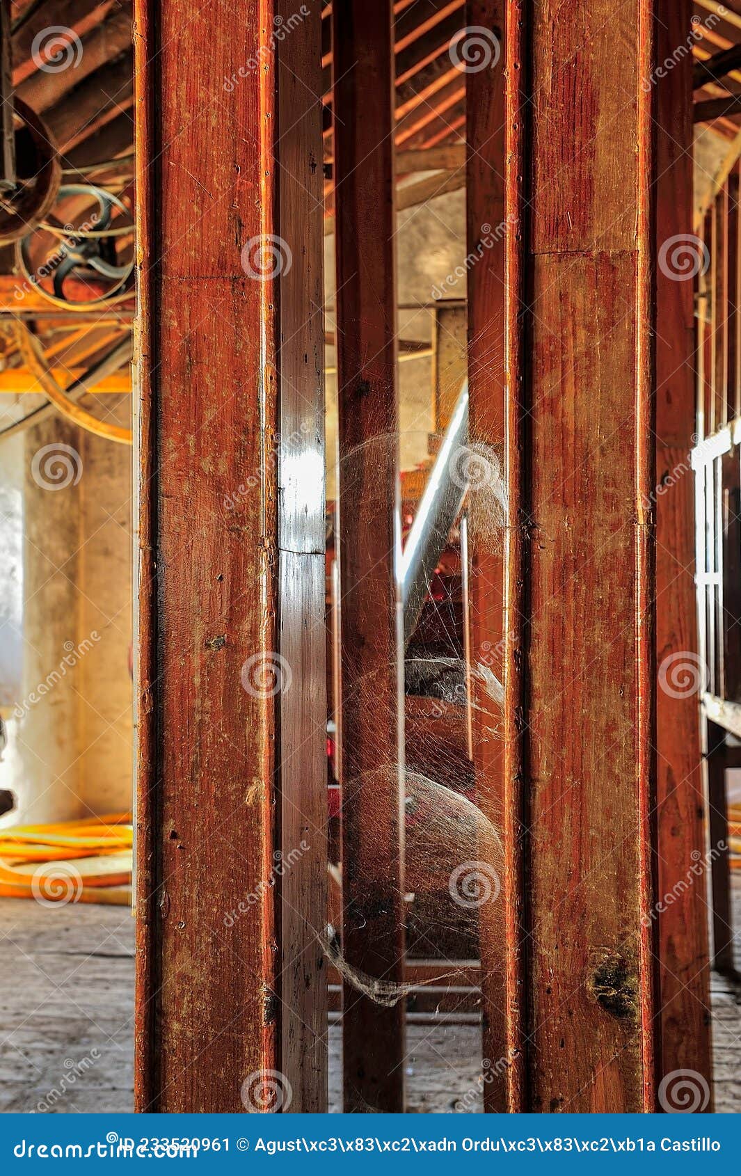 Old Mills To Process Wheat in Spain. Stock Image - Image of wooden ...