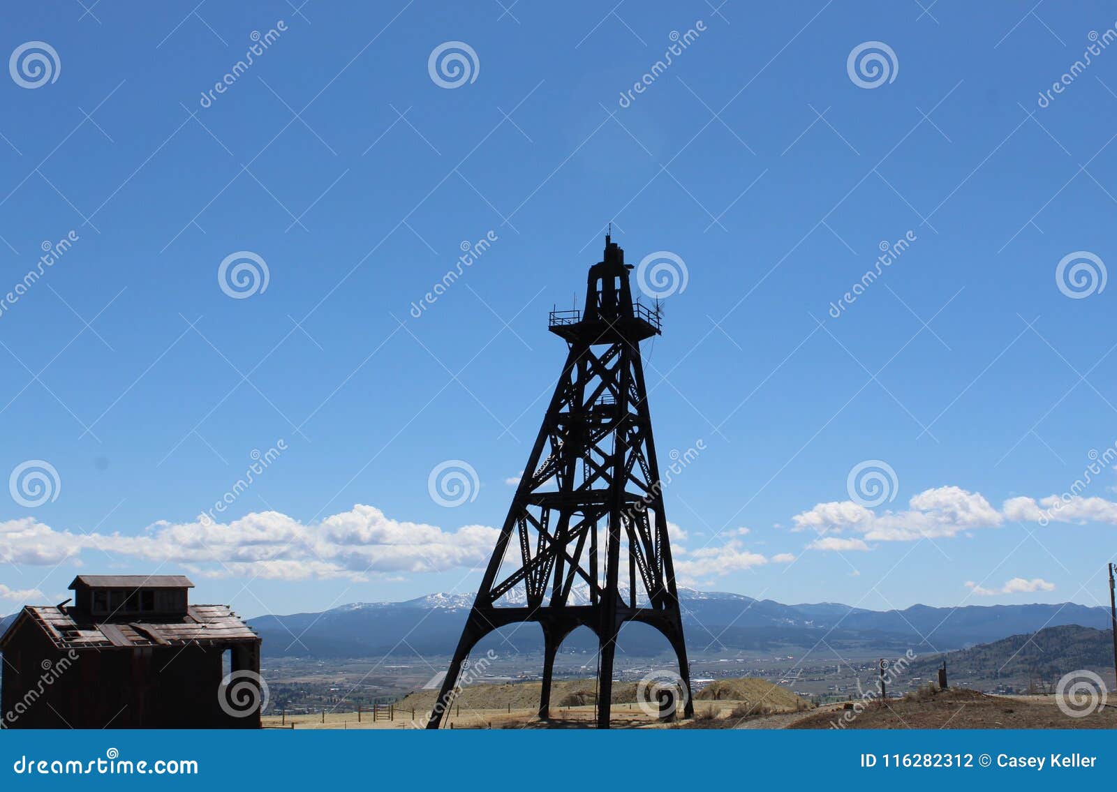 Old mines in Butte Montana stock photo. Image of landscape - 116282312