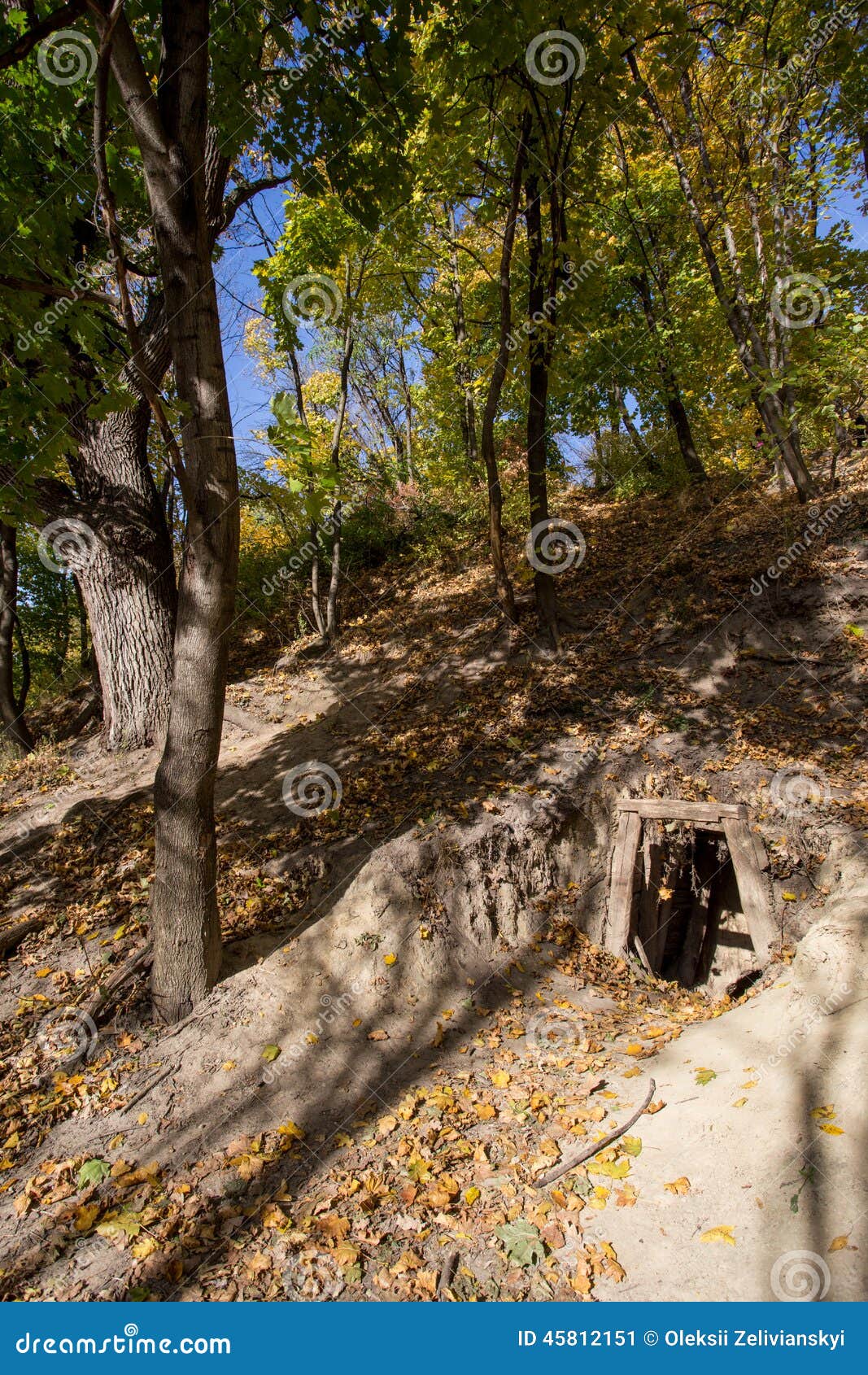 Old mine entrance stock image. Image of deep, passage - 45812151