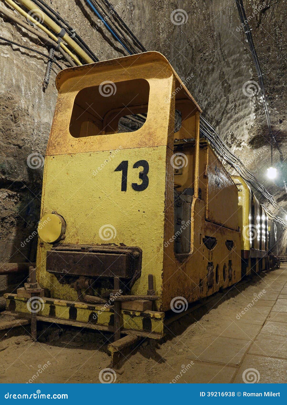 Old mine train stock photo. Image of corridor, industrial - 39216938