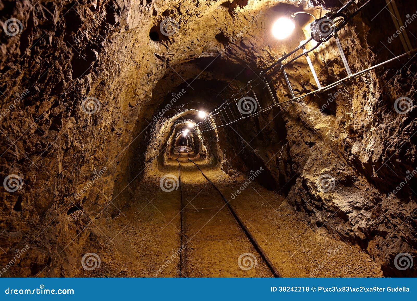 Old Mines stock photo. Image of long, construction, light - 38242218