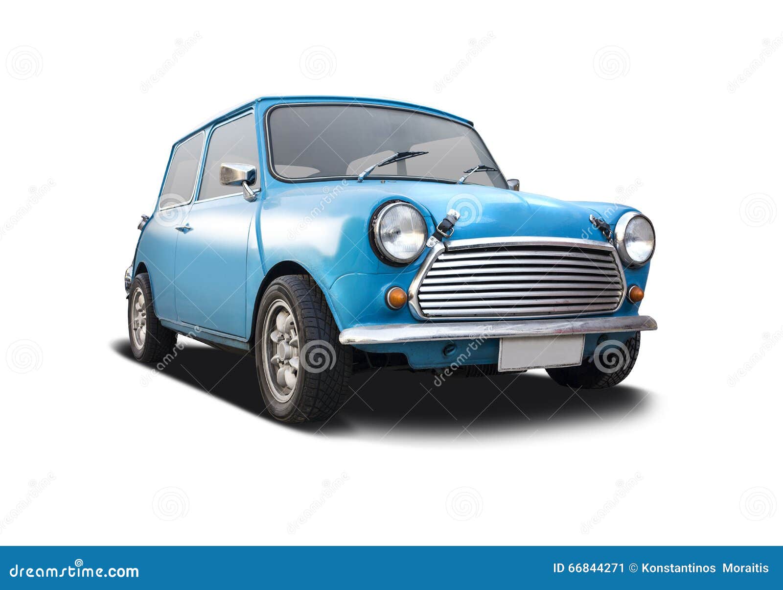 Mini Cooper classic stock image. Image of cooper, blue - 66844271