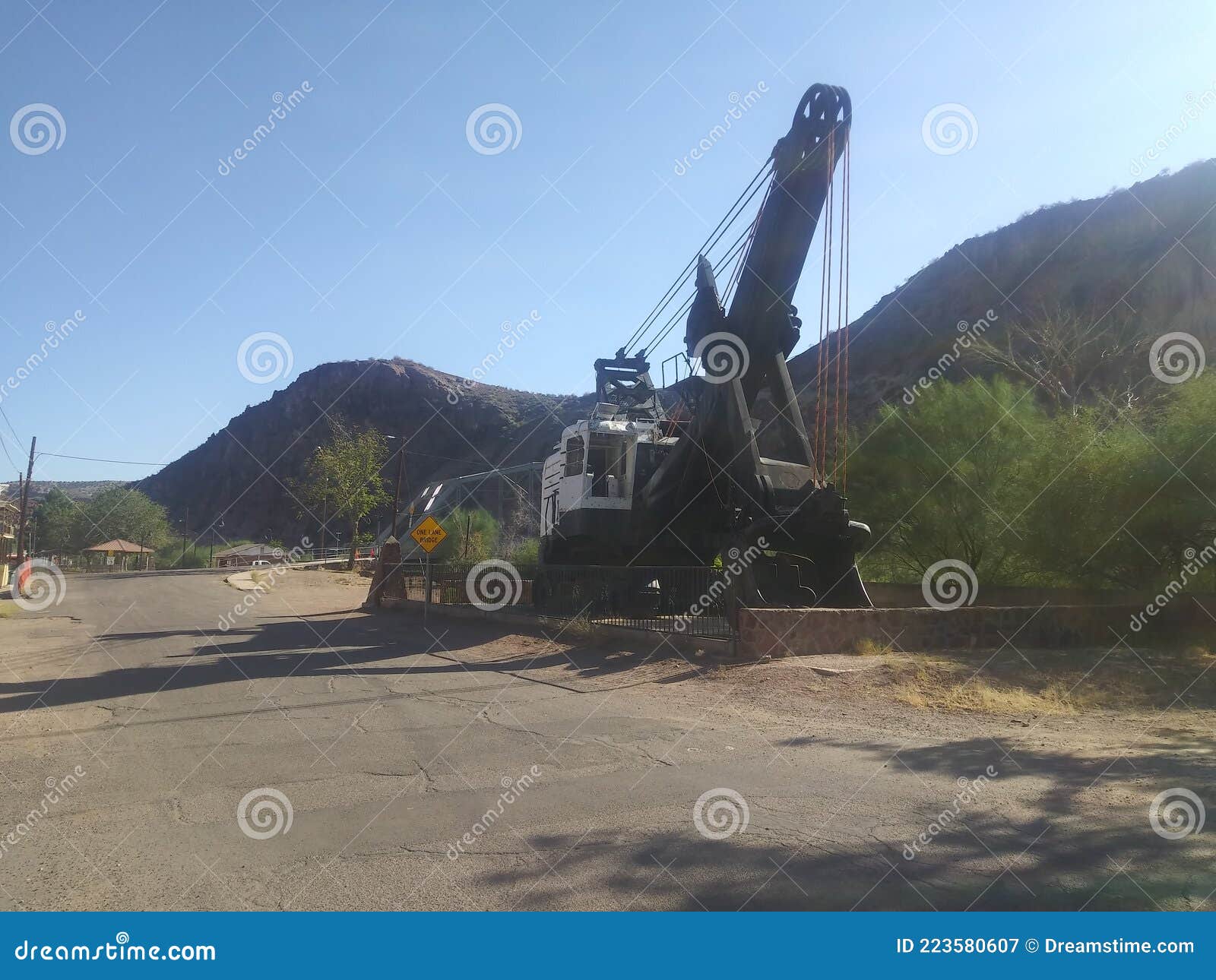 Old mining bucket stock image. Image of agriculture - 223580607