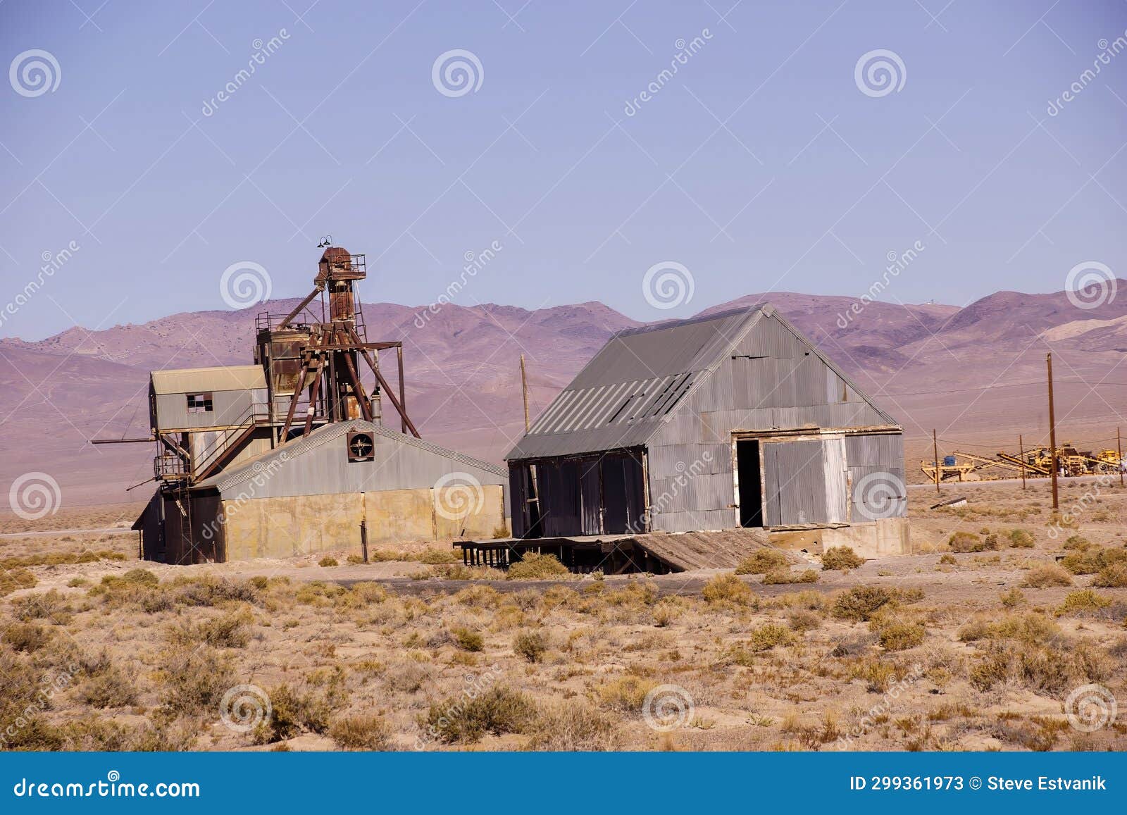 Mining Buildings In The Rocky Mountains Stock Photo | CartoonDealer.com ...