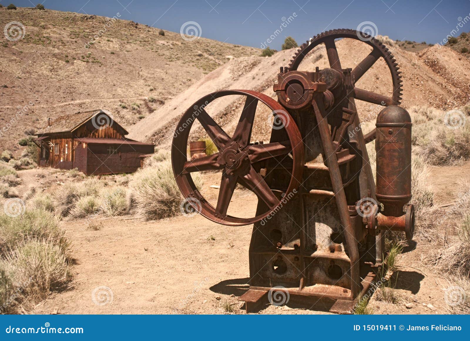 Old Mining Ghost Town stock image. Image of historic - 15019411
