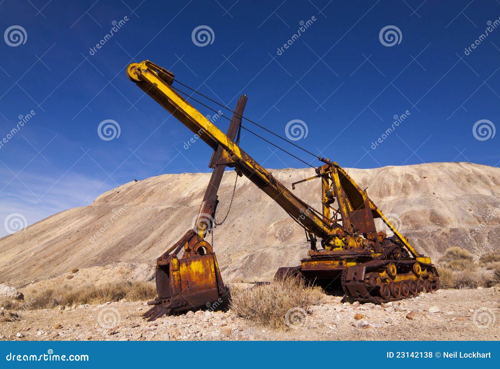 Old Mining Heavy Equipment stock photo. Image of neglected - 23142138