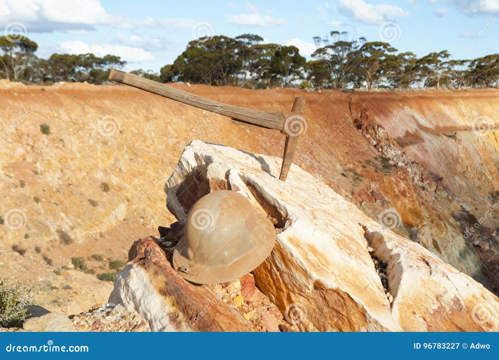 Old Mining Pick stock image. Image of pick, history, aged - 96783227