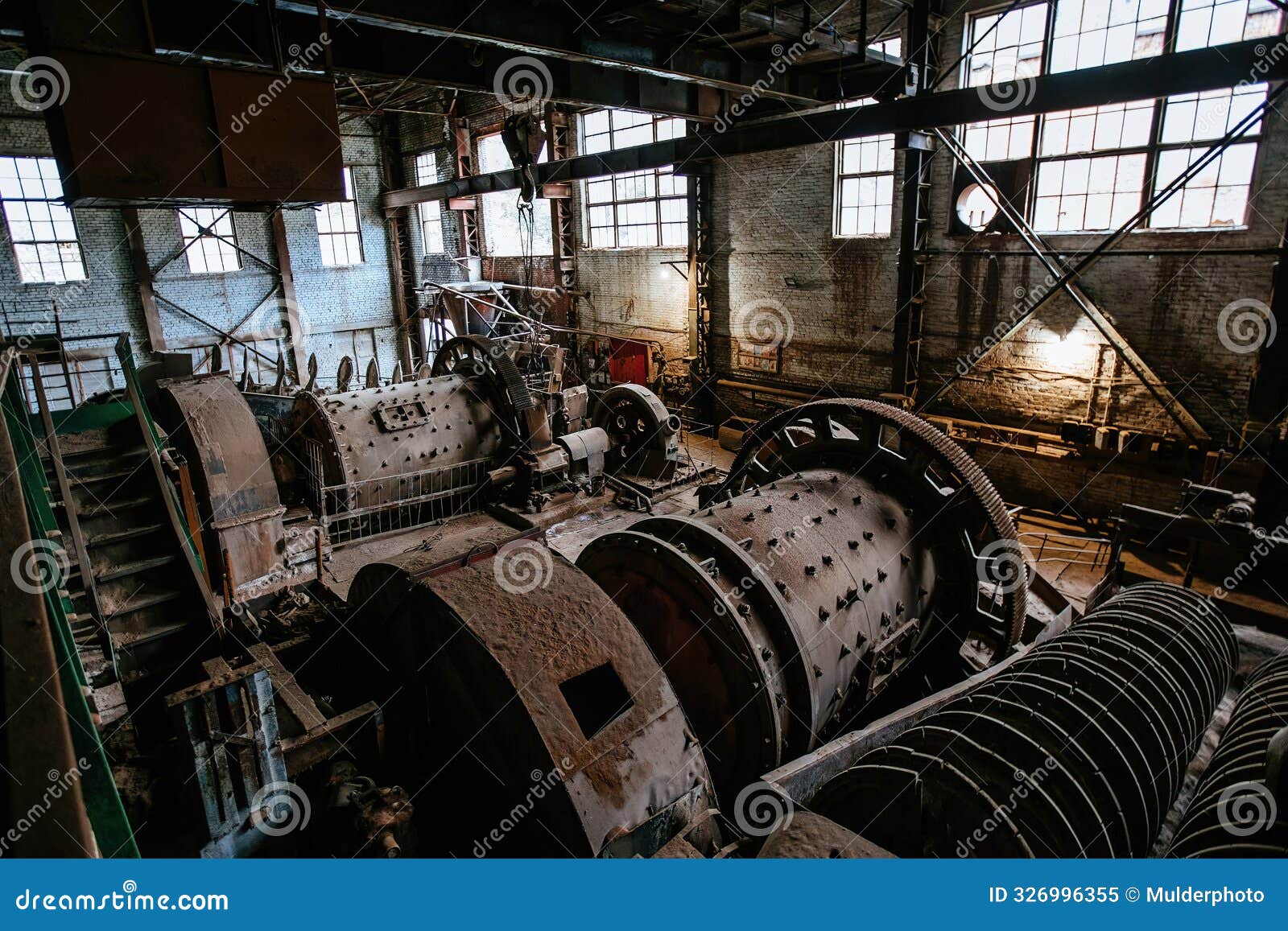 Old Mining Processing Plant. Ore-dressing Treatment with Classifiers ...