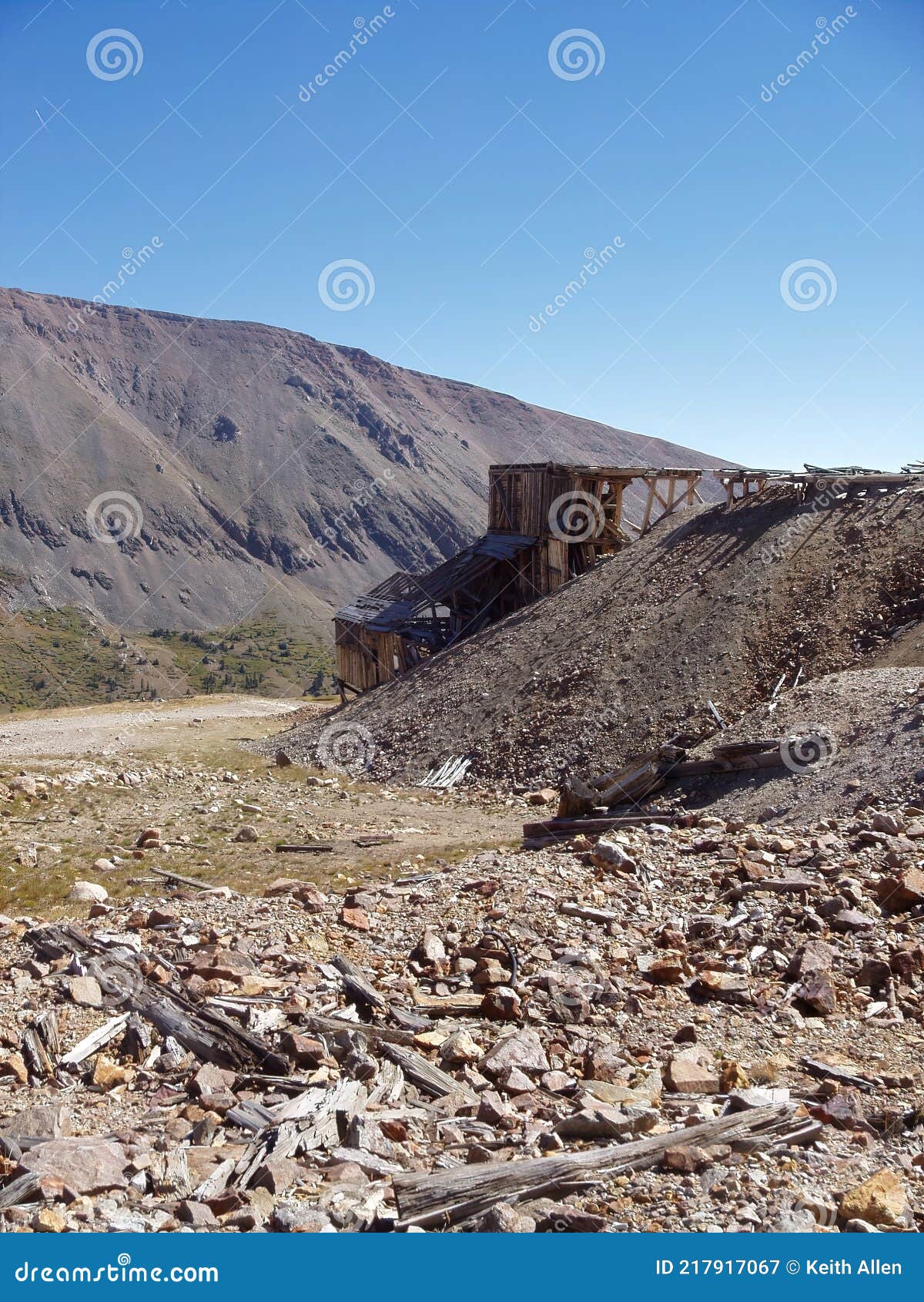 Old Mining Structure Stock Photo | CartoonDealer.com #109631286