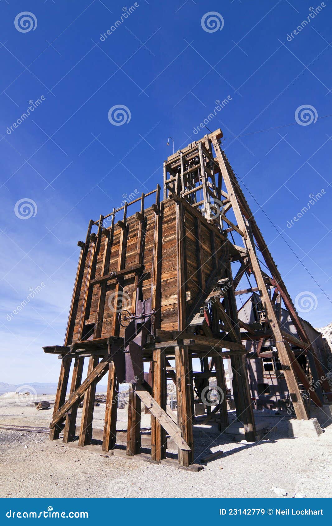 Old Mining Works stock image. Image of mining, tonopah - 23142779