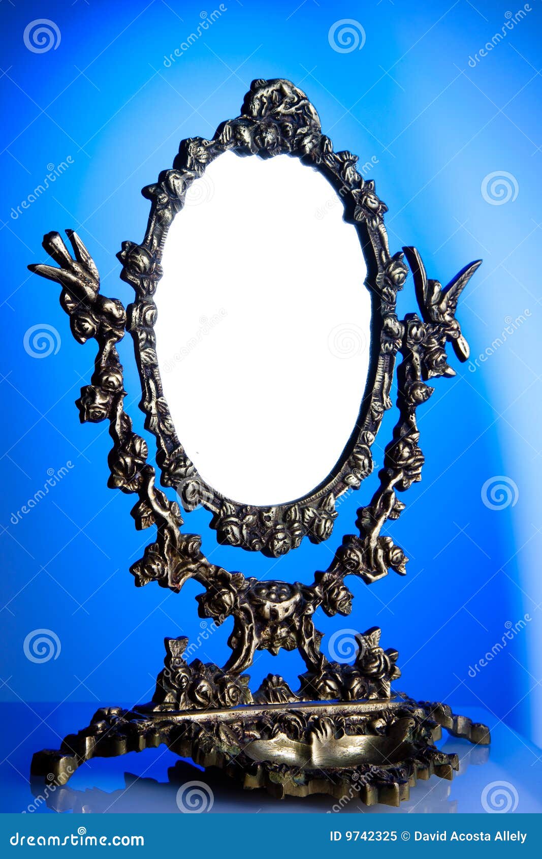 Old mirror stock image. Image of background, mirror, style - 9742325