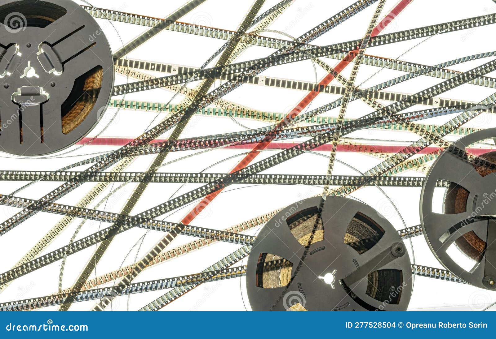 Old 8mm cine film stock photo. Image of 35mm, negative - 277528504