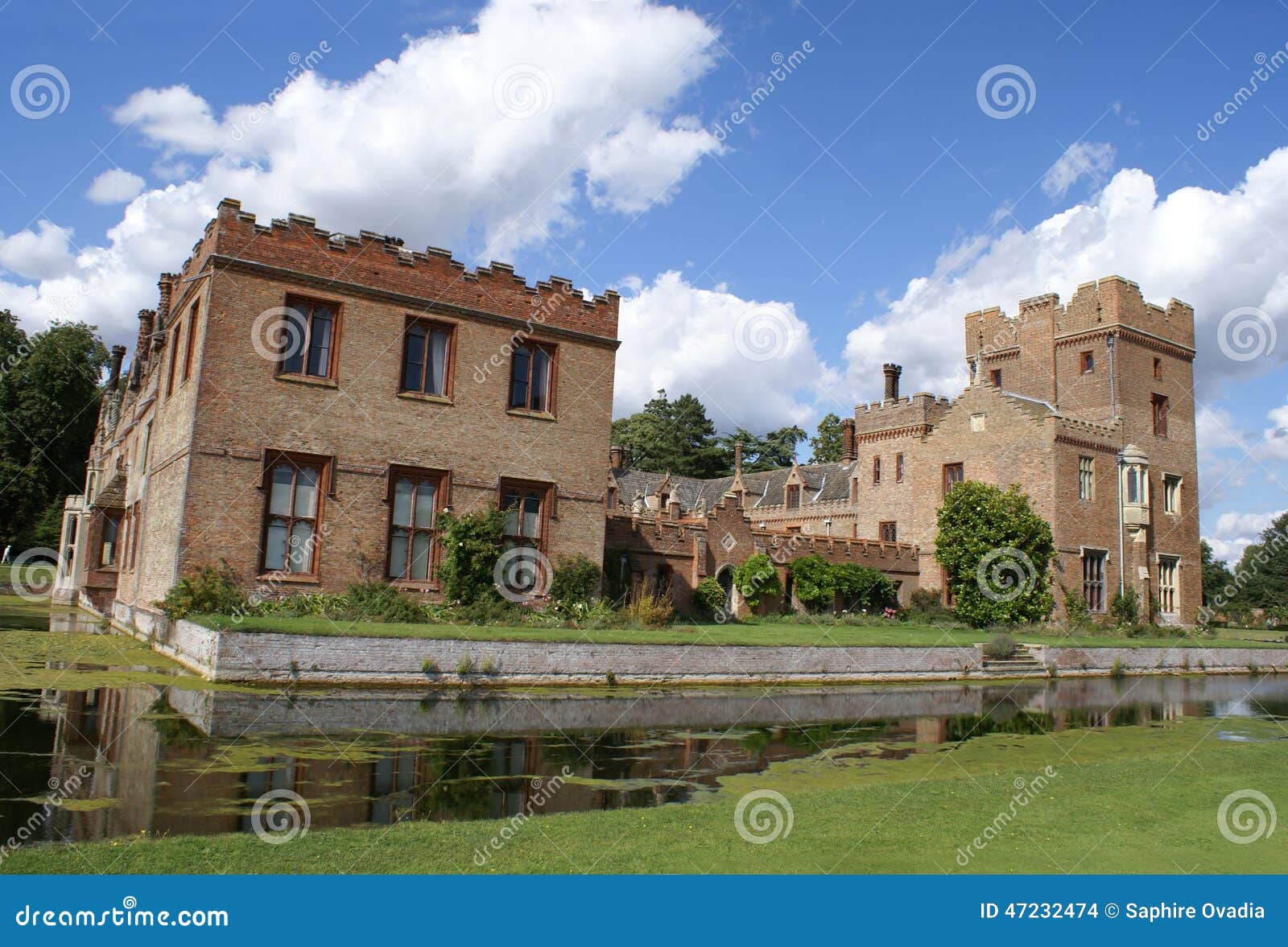 Old architecture stock photo. Image of moat, wing, scenic - 47232474