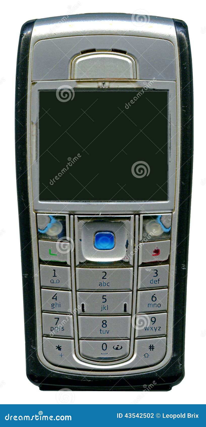 Old mobile phone stock photo. Image of mobile, buttered - 43542502