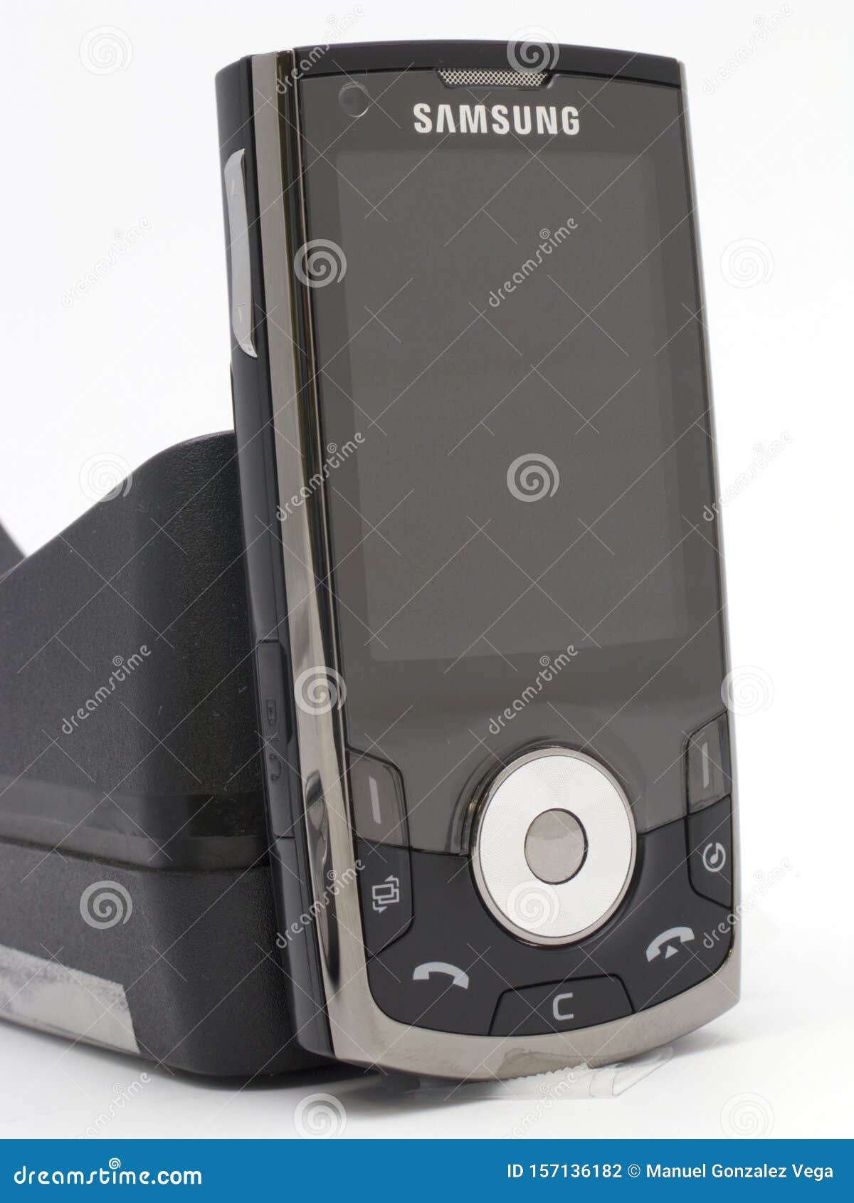 Old Mobile on White Background Editorial Photography - Image of light ...